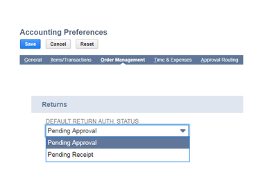 Customer Return Management steps in NetSuite